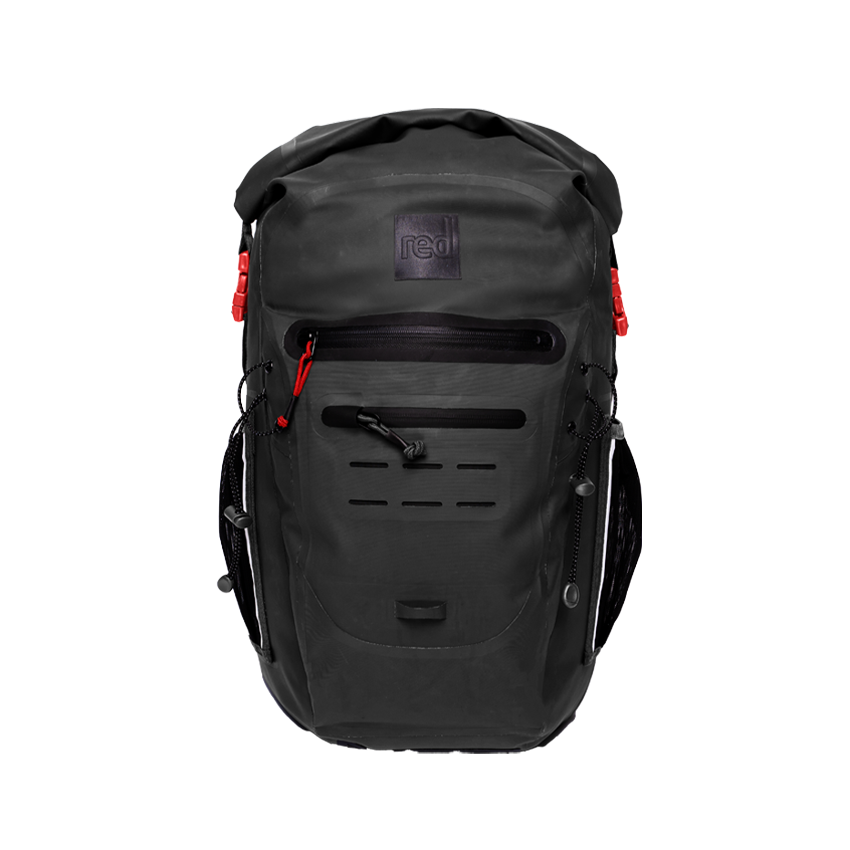 Red Original Adventure Waterproof Backpack 30L - Obsidian Black