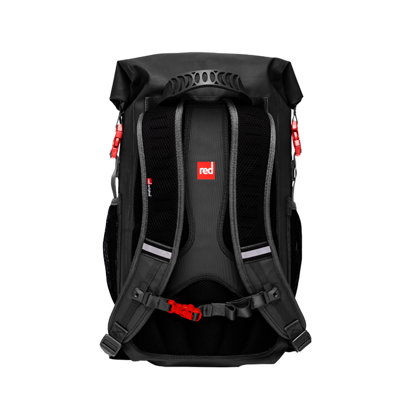 Red Original Adventure Waterproof Backpack 30L - Obsidian Black