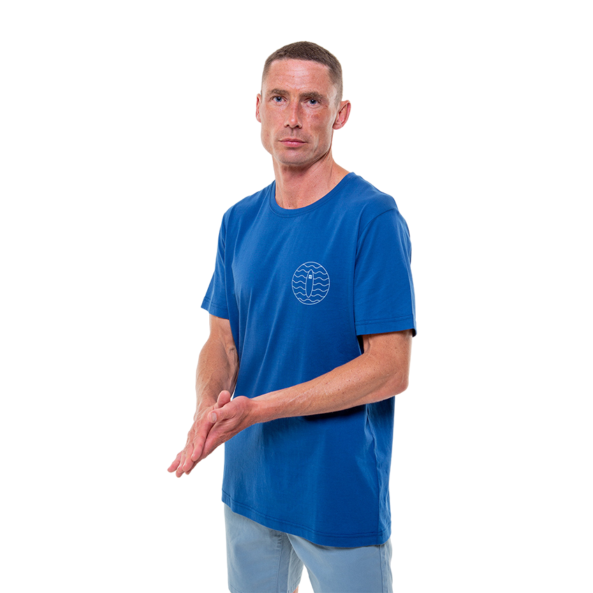 Red Original Explore T-shirt - Blue