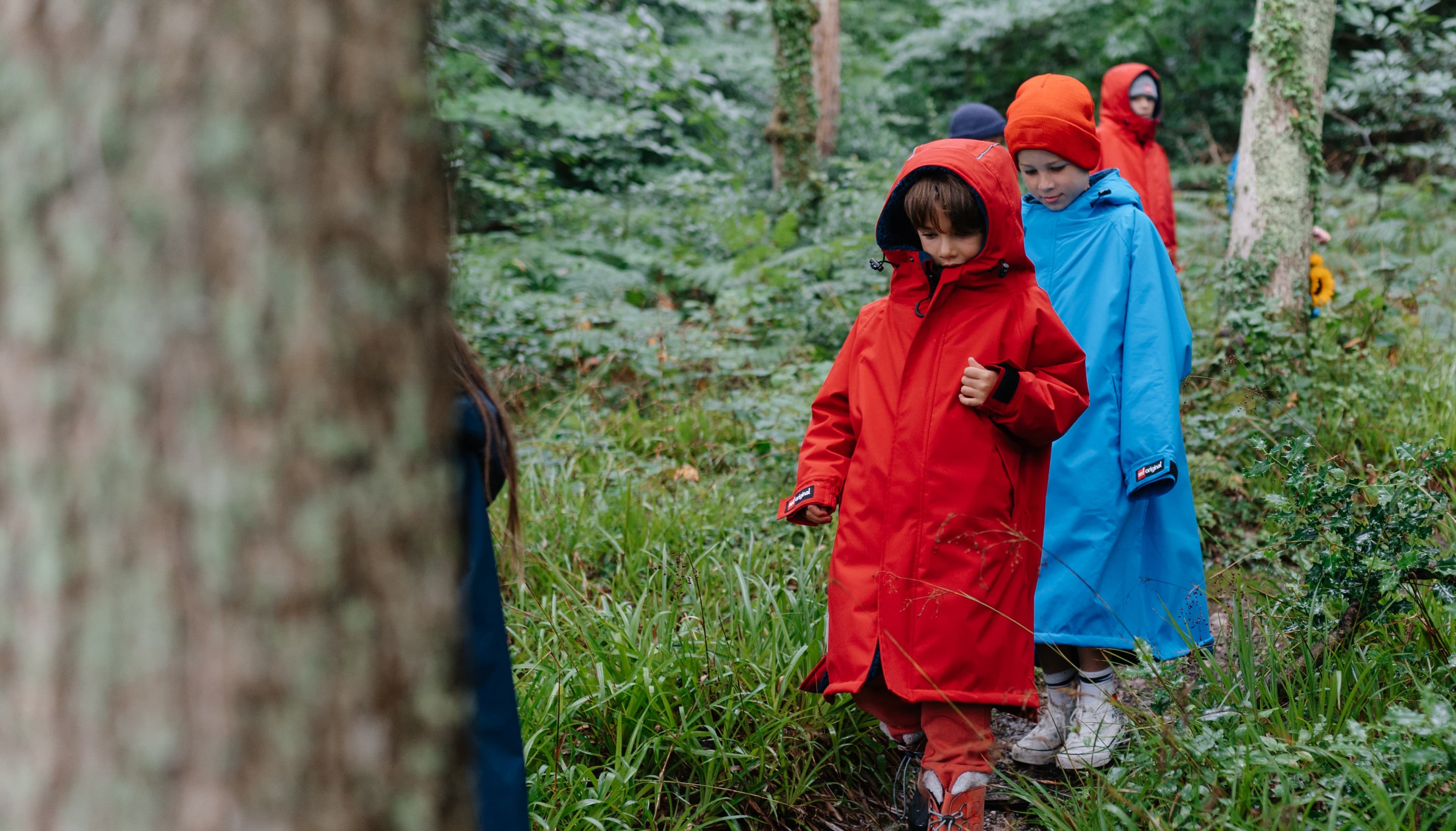 Red Original Waterproof Kids Dry Pro Change Robe - Red – Red Equipment - UK