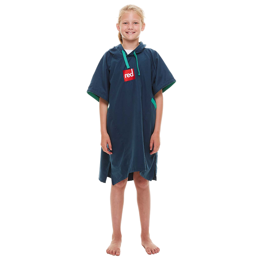 Red Original Kids Quick Dry Microfibre Changing Robe - Navy