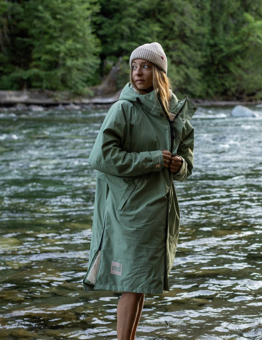 Red Equipment Women's Long-Sleeve Waterproof Changing Robes – Red ...