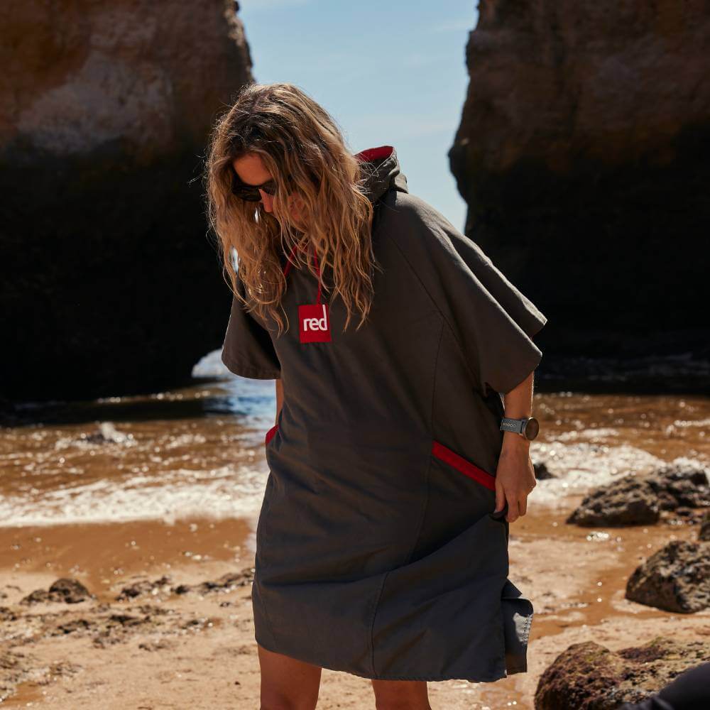 Women's Poncho Towel Change Robes – Red Equipment - UK