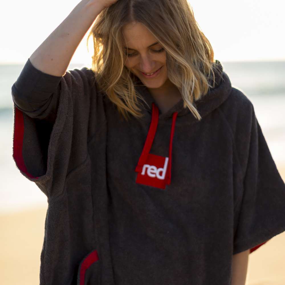 Women's Poncho Towel Change Robes – Red Equipment - UK