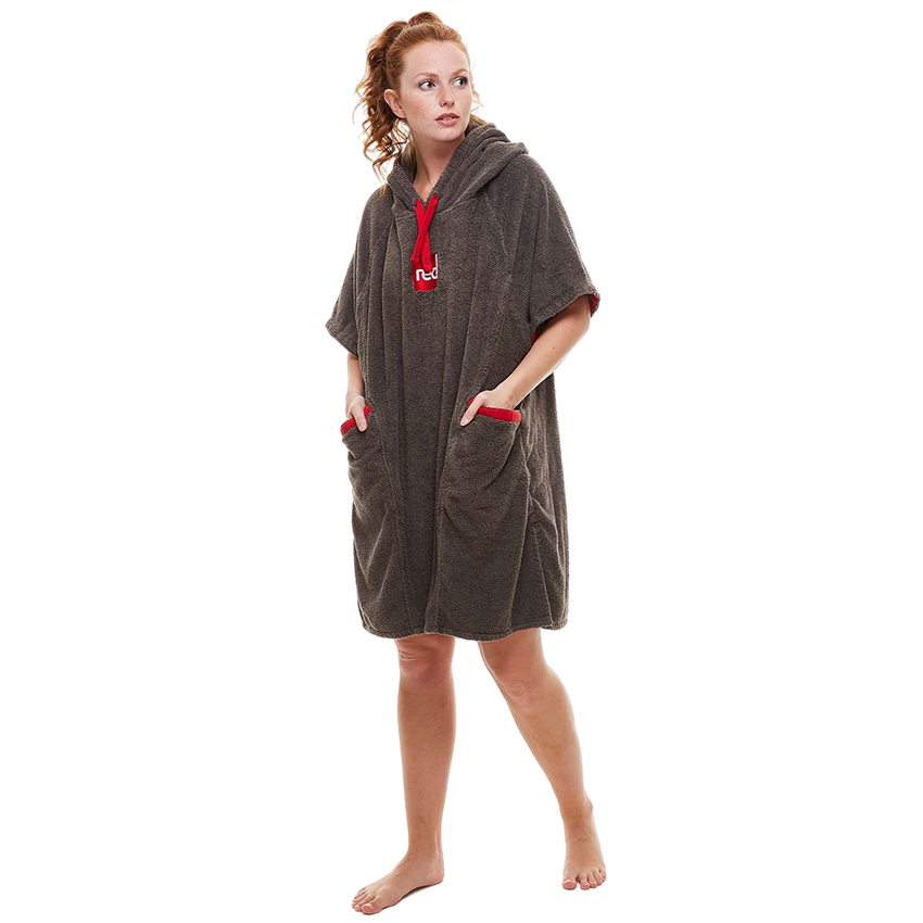 Women's Poncho Towel Change Robes – Red Equipment - UK