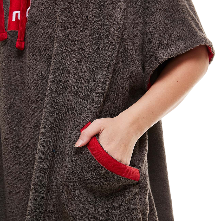 Red Equipment Women's Towelling Change Robe - Grey – Red Equipment - UK