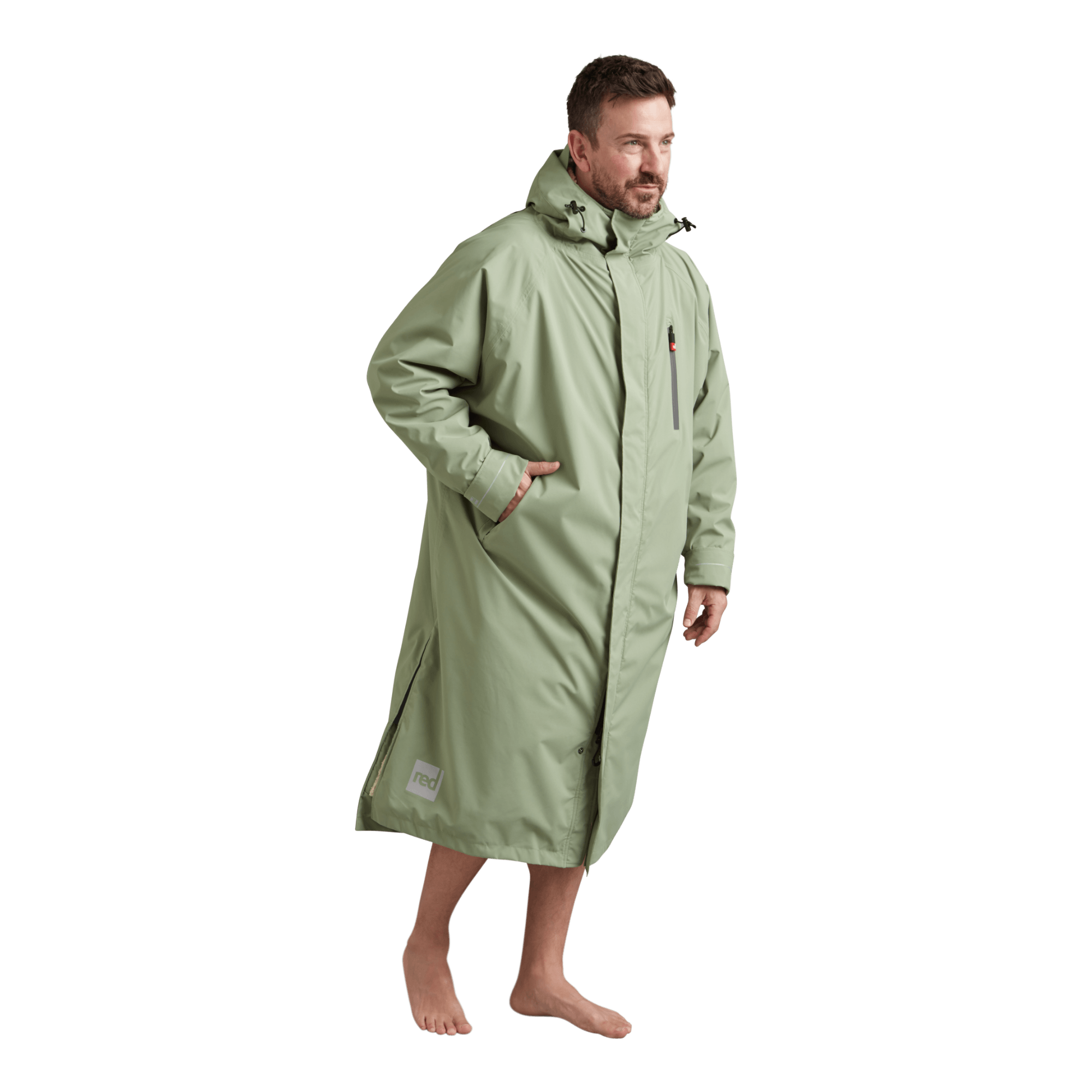Men's Long Sleeve Dry Waterproof Changing Robe Alter Evo Pro-Sage Green ...