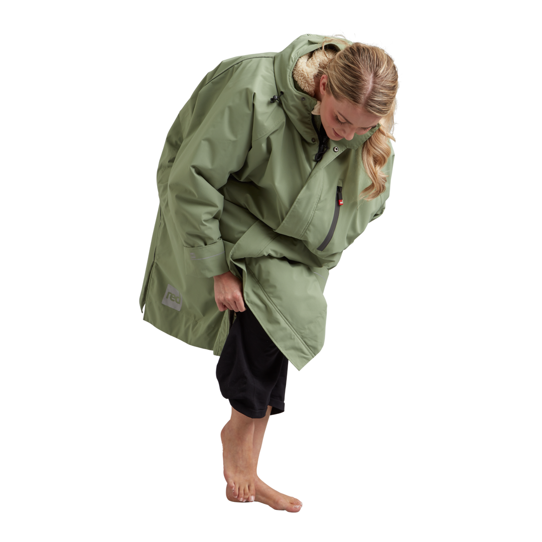 Women's Long Sleeve Dry Waterproof Changing Robe Alter Evo-Sage Green ...