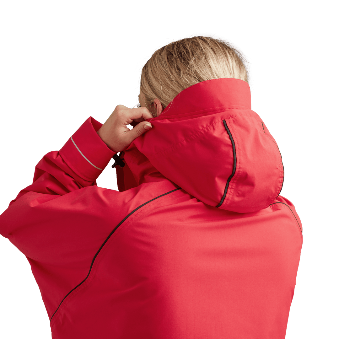 Women's Long Sleeve Waterproof Dry Changing Robe Alter Evo Pro-Red ...