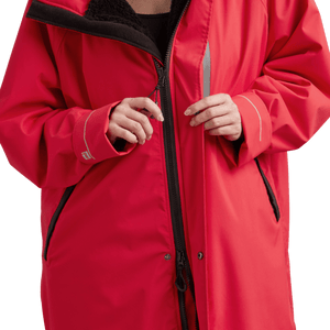 Women's Long Sleeve Waterproof Dry Changing Robe Alter Evo Pro-Red ...