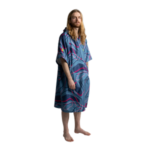 Red Equipment Men's Quick Dry Microfibre Poncho Changing Robe - Pattern ...