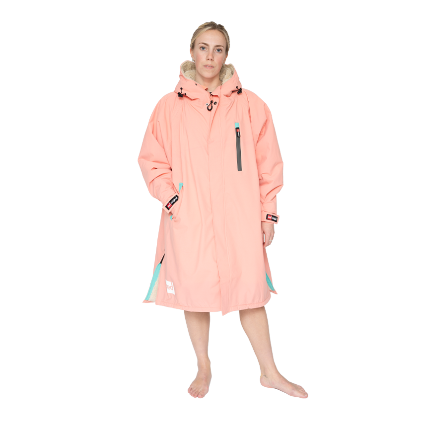 Red Original Women's Long Sleeve Pro Dry Change Robe EVO - Coral