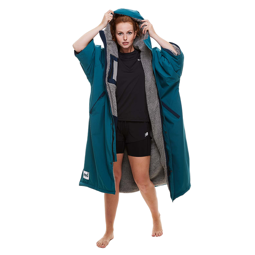Red Original Women's Short Sleeve Pro Dry Change Robe EVO - Teal