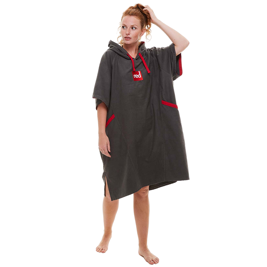 Red Original Women's Quick Dry Microfibre Changing Robe - Grey